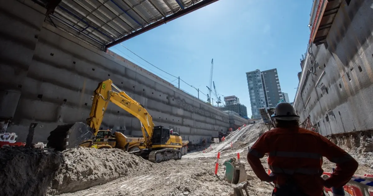 Crows Nest Station construction update | Sydney Metro