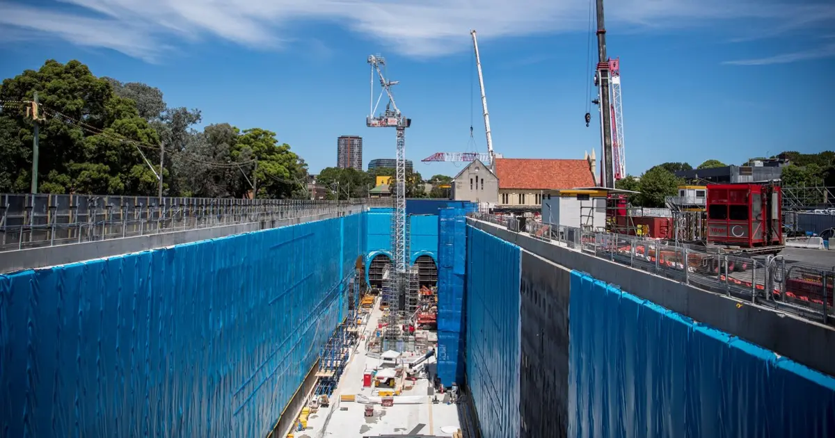 Waterloo station construction update | Sydney Metro