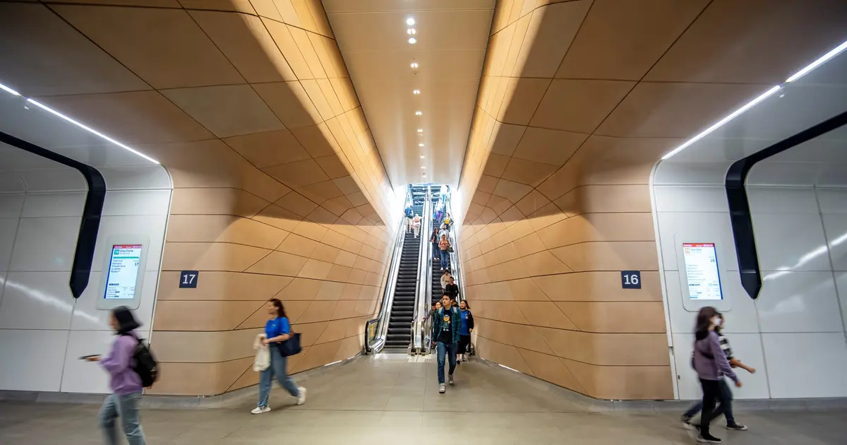 Final section of Central Walk open | Sydney Metro