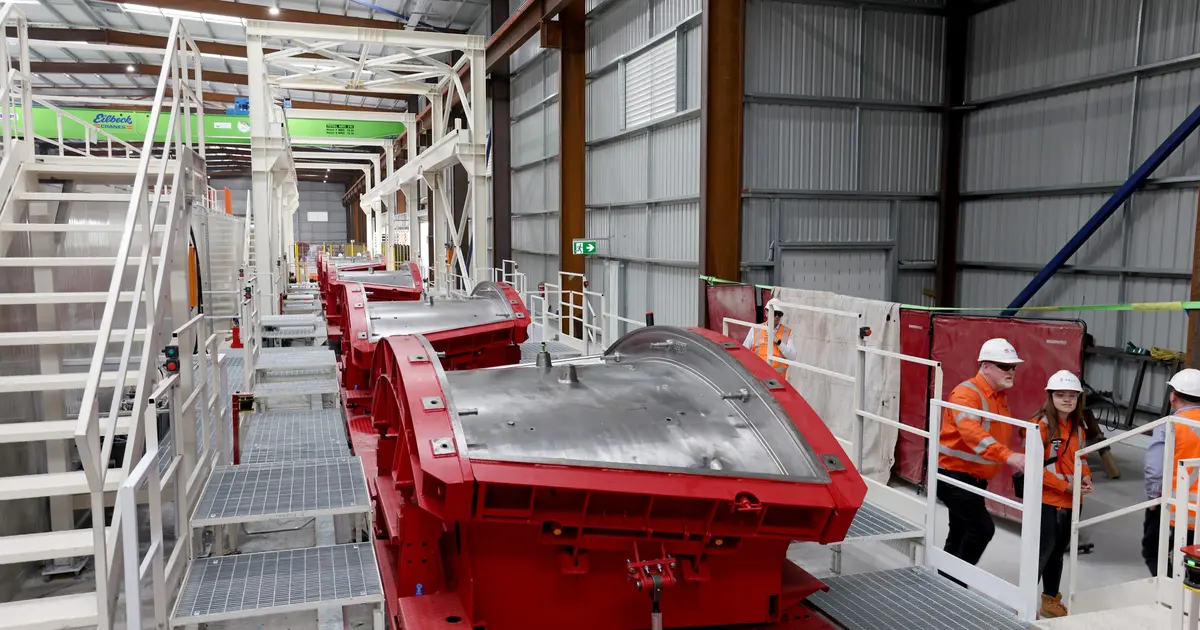 Tunnel segment production starts for next stage of Sydney Metro West ...