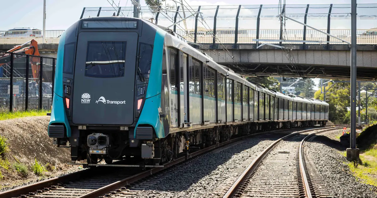 Metro train goes end to end in first full line test run | Sydney Metro