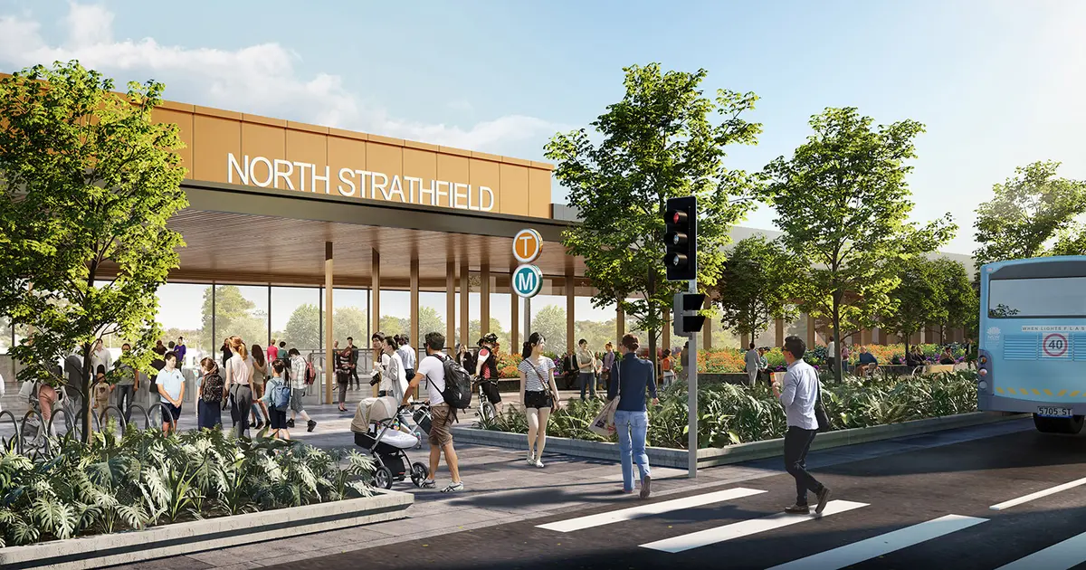North Strathfield metro station | Sydney Metro